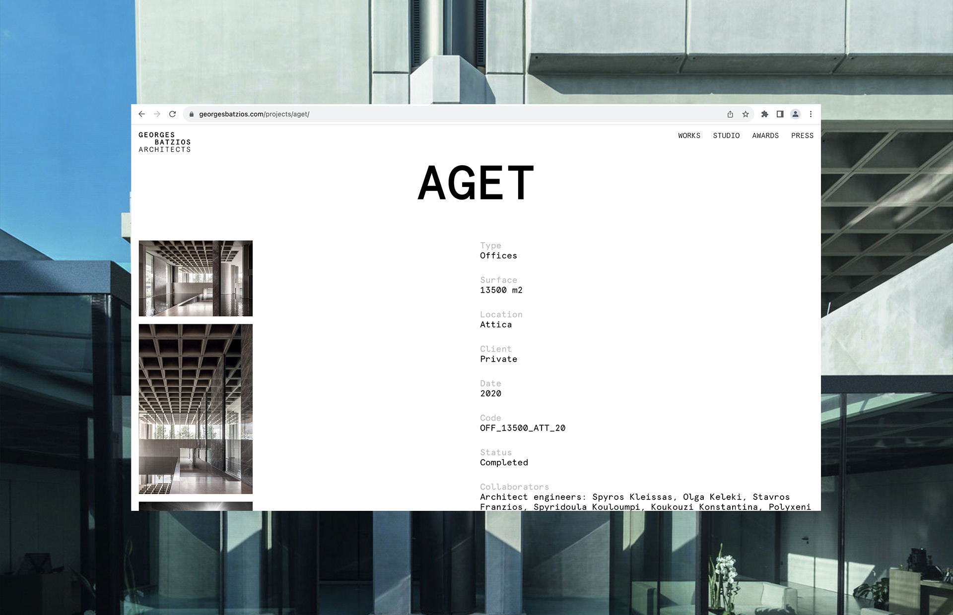 Nowhere Studio — Georges Batzios Architects